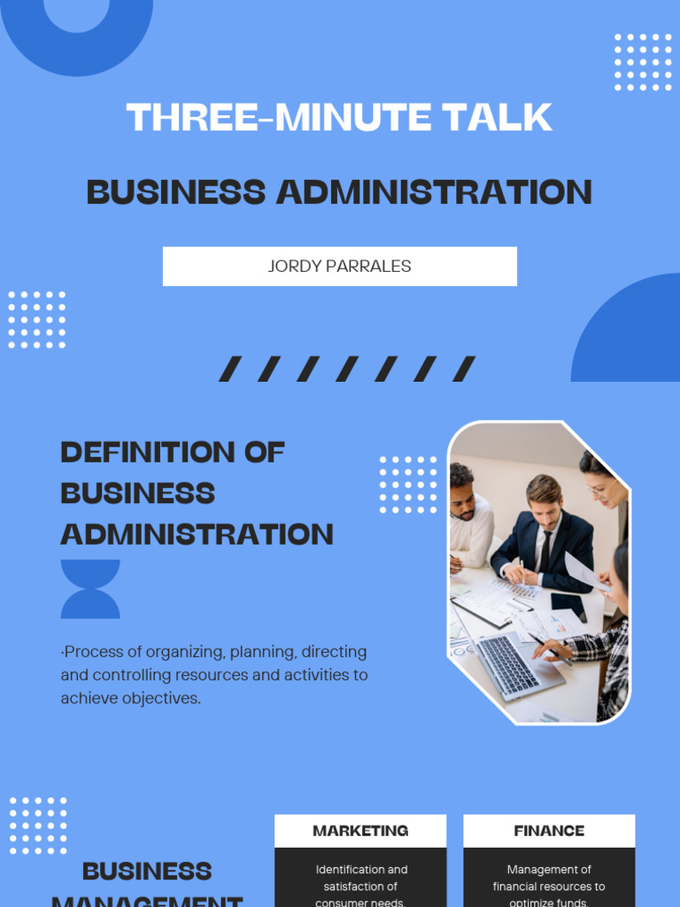 Three Minute Presentation | PDF