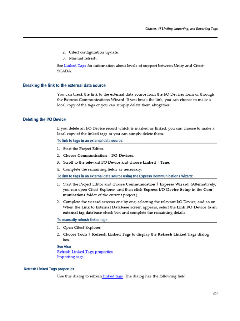 CitectSCADA 7.20 User Guide-5 | PDF | Databases | Comma Separated Values