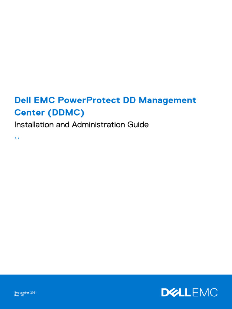 DDMC 7.7 Install Admin Guide | PDF | Ip Address | Backup