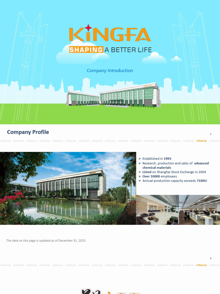 Kingfa: Global Chemical Innovator | PDF | Supply Chain | Plastic
