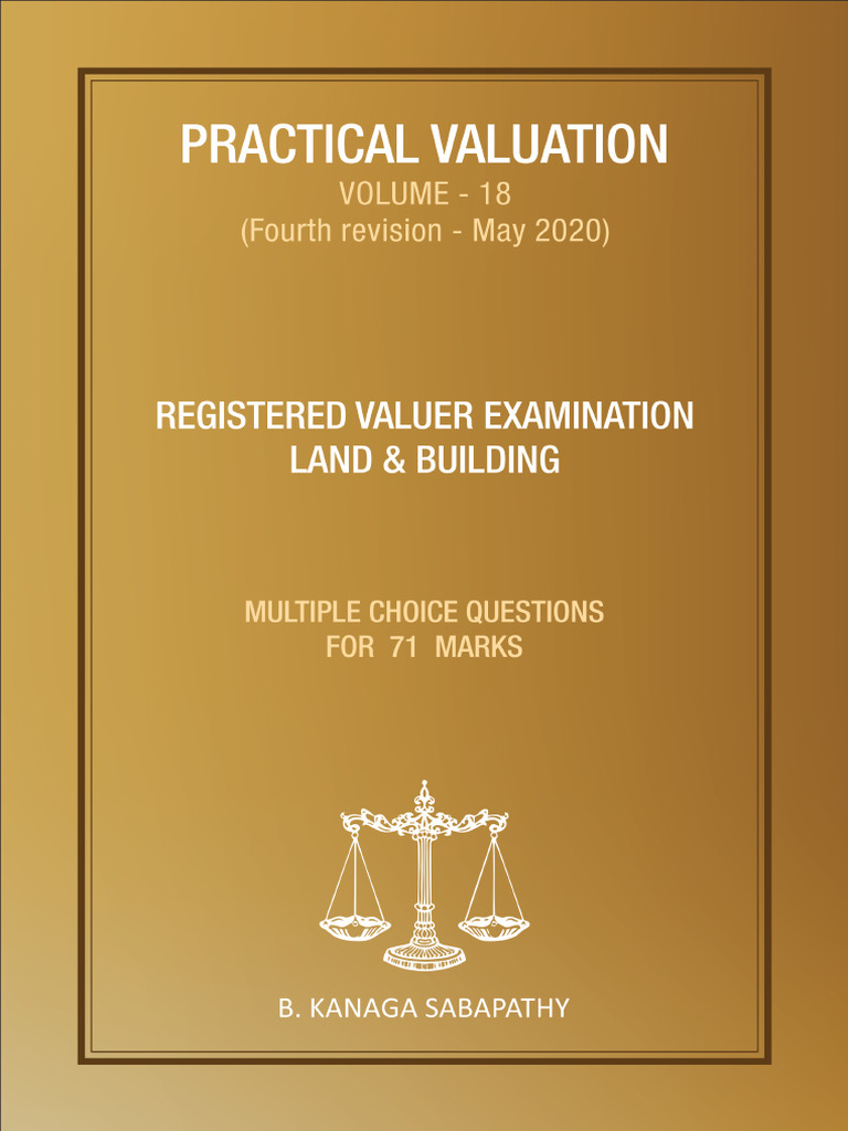 Practical Valuation - Volume 18 | PDF | Valuation (Finance) | Real ...