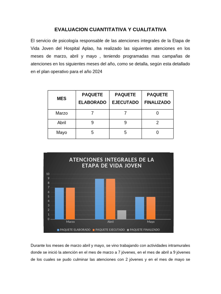 Evaluacion Cuantitativa y Cualitativa y Analisis Epidemiologico | PDF | Hospital