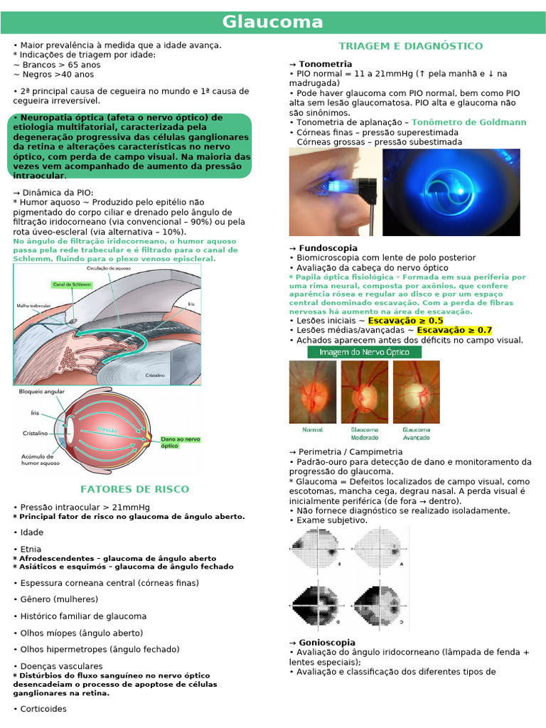 Glaucoma | PDF | Glaucoma | Oftalmologia