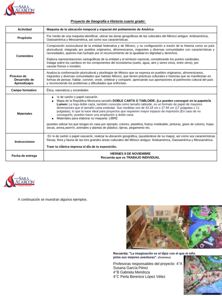 Leonardo Boone Romero - Proyecto Geo-His | PDF | México