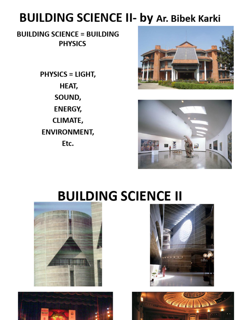 Building Science II: Lighting, Acoustics, Energy | PDF | Acoustics ...
