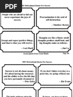 100 Motivational Quotes for Success | PDF