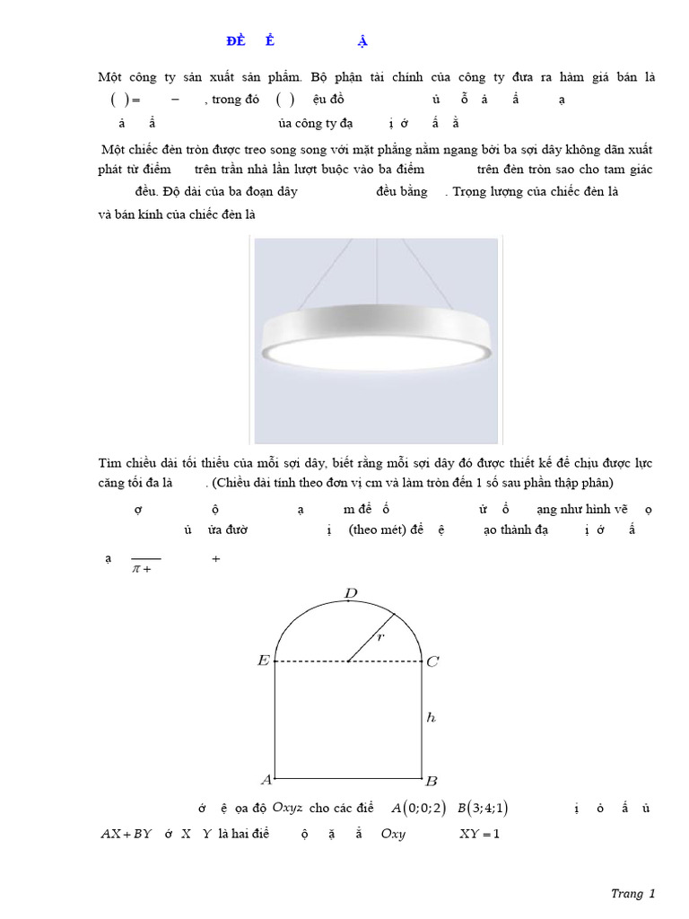 Đề kiểm tra đt hsg 12 | PDF