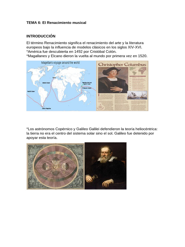 Tema 3 Renacimiento | PDF | Renacimiento