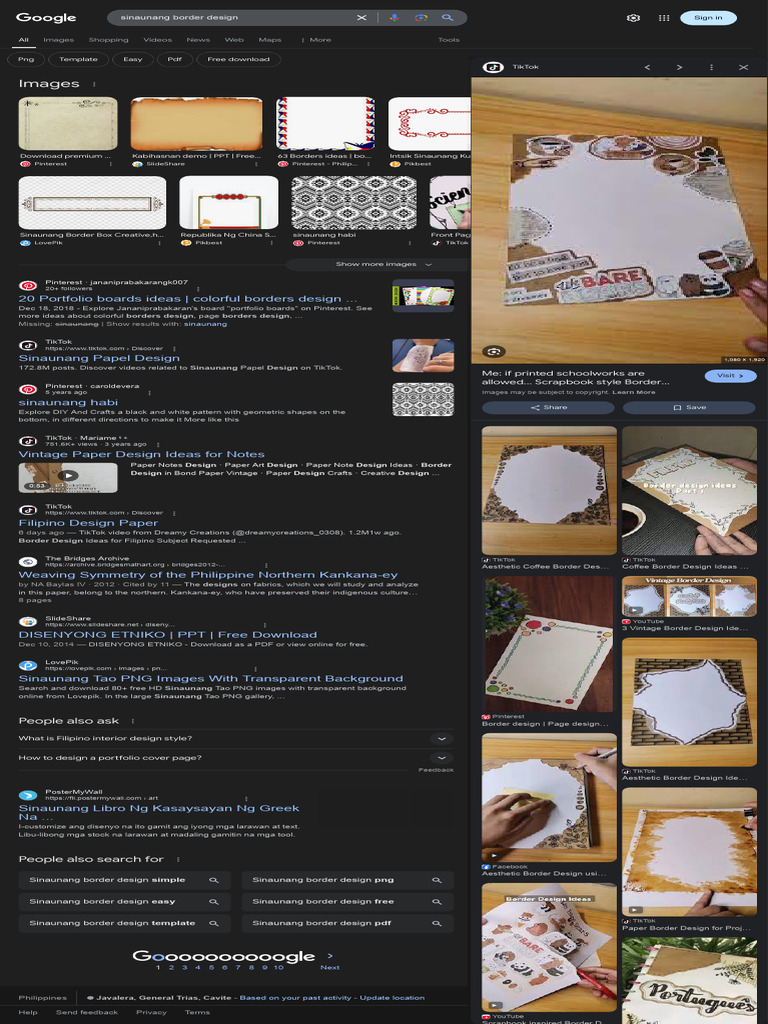 Sinaunang Border Design - Google Search | PDF