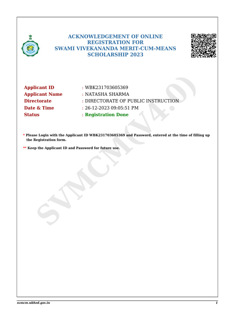 Acknowledgement Slip | PDF