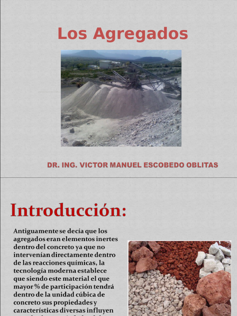 Clasificación de Agregados en Concreto | PDF | Hormigón | Cemento