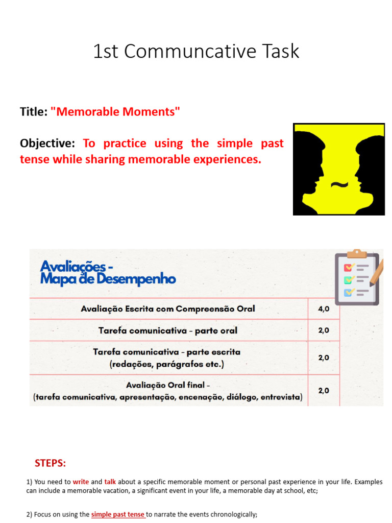 1st Communcative Task (E3) | PDF