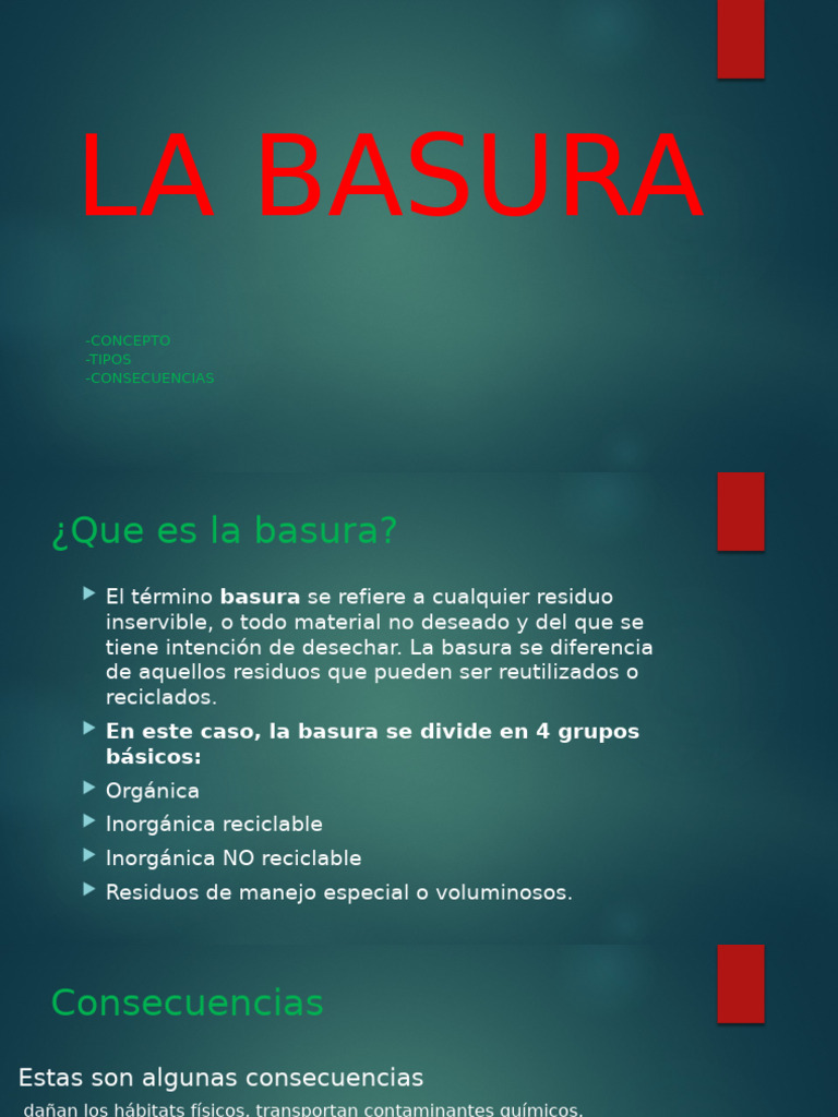 La Basura | PDF