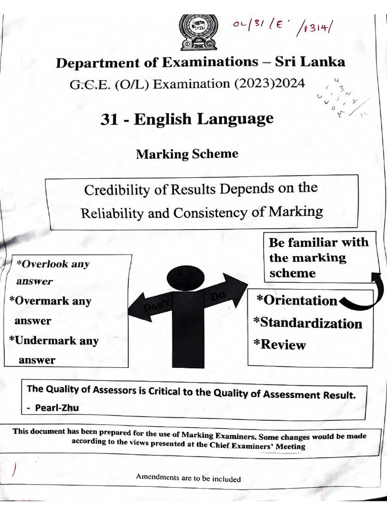 English Scheme | PDF