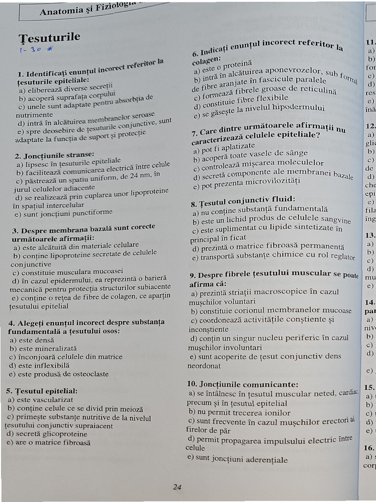 Cap IV Tesuturi Grile Craiova | PDF