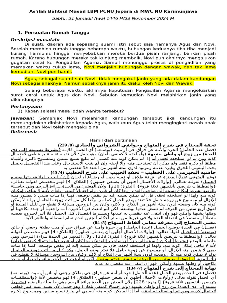 Mwcnu Karimun Jawa Jepara | PDF