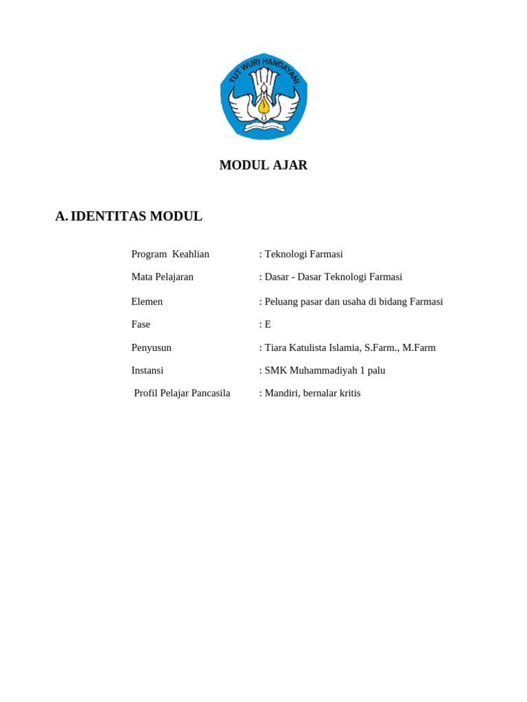 MODUL AJAR New 2024 | PDF