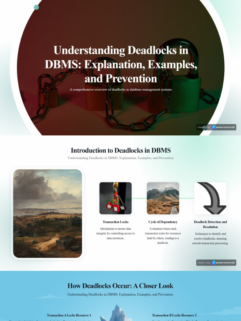 Understanding Deadlocks in DBMS | PDF