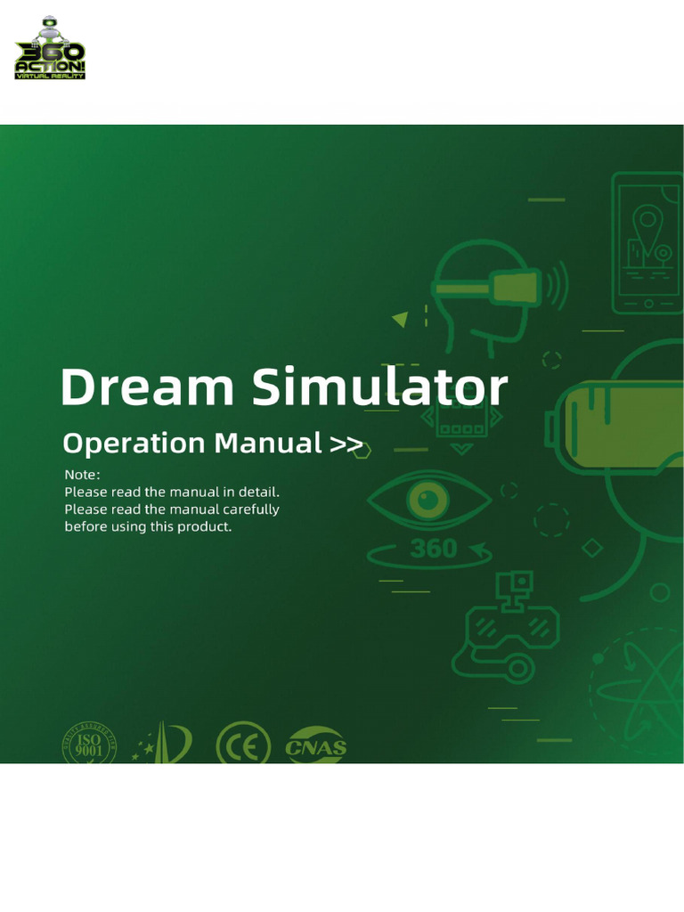 Dream Simulator User Manual | PDF | Virtual Reality | Graphical User Interfaces