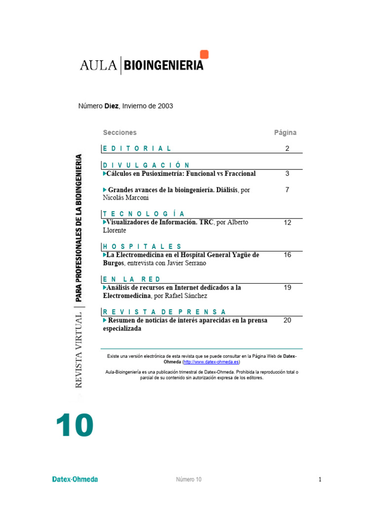 Bioing | PDF | Hemodiálisis | Hemoglobina