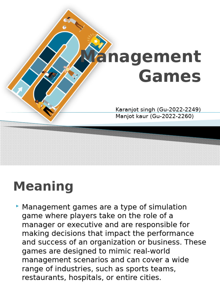 Overview of Management Games | PDF