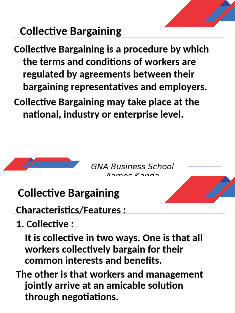 Understanding Collective Bargaining Process | PDF | Collective ...