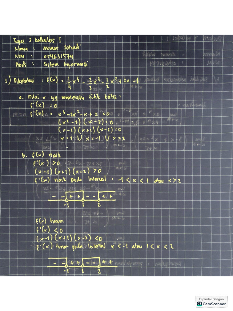 Invers Kalkulus 3 UT | PDF