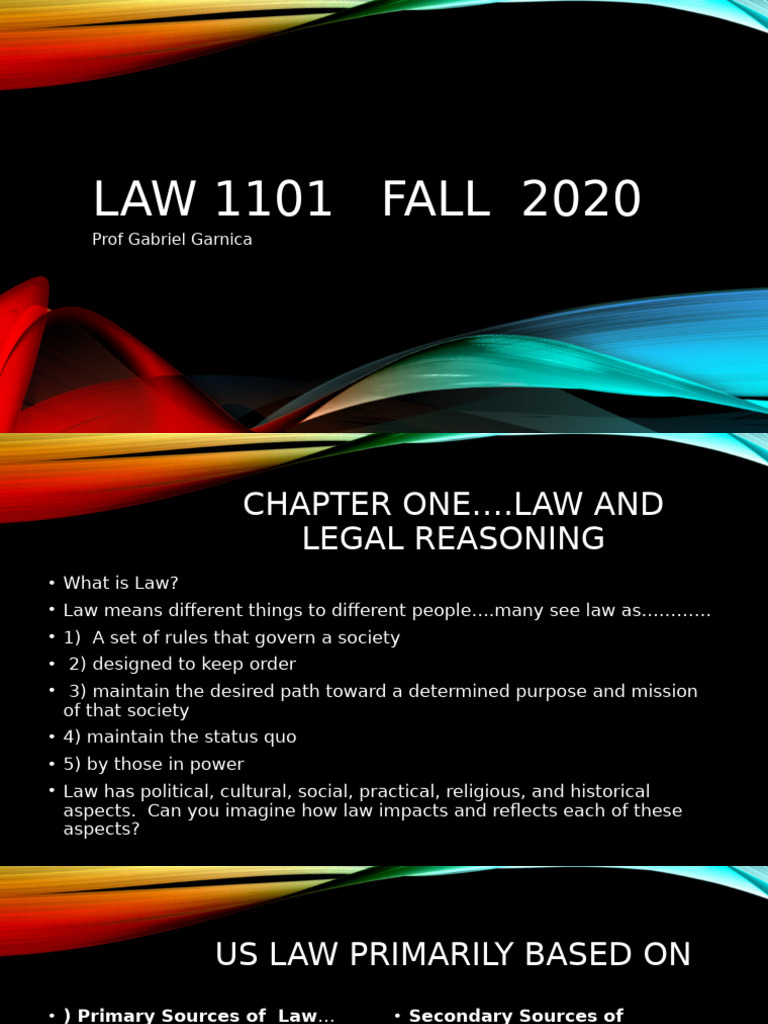Intro to Law & Legal Reasoning | PDF | Precedent | Justice