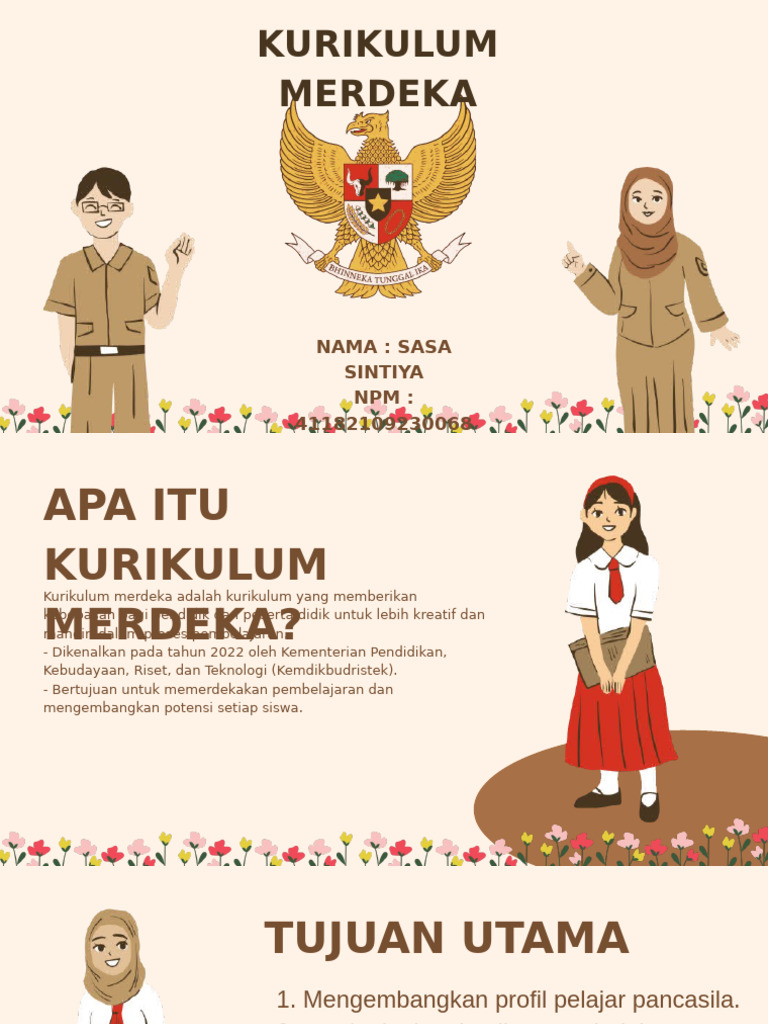 Kurikulum Merdeka: Kebebasan Belajar SD | PDF