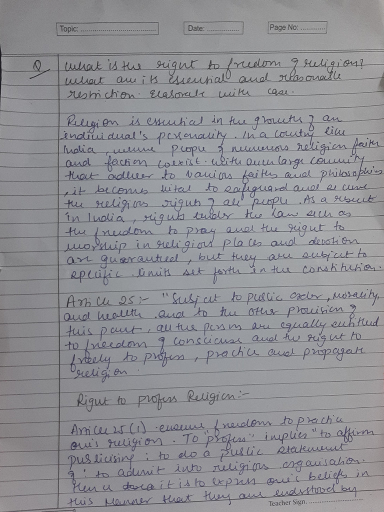 Constitutional Law II Assignment 2 | PDF