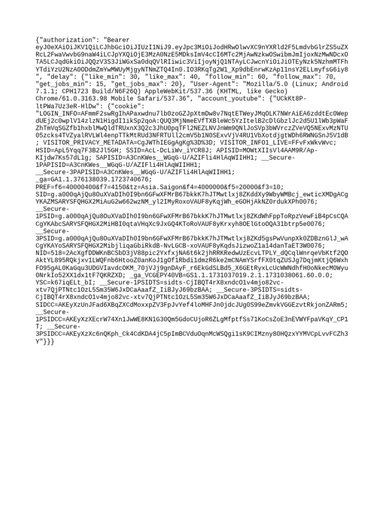 Data Youtube Golike Kktool | PDF | Free Software Projects | Internet Protocol Based Network Software