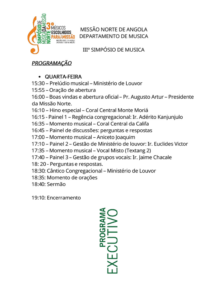 Programa III Simposio Da MNA 2024 | PDF