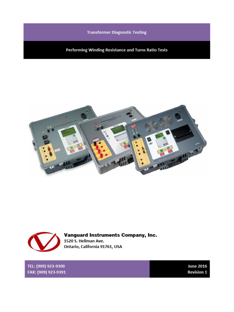 Transformer Diagnostic Testing - Final | PDF | Transformer | Electrical ...