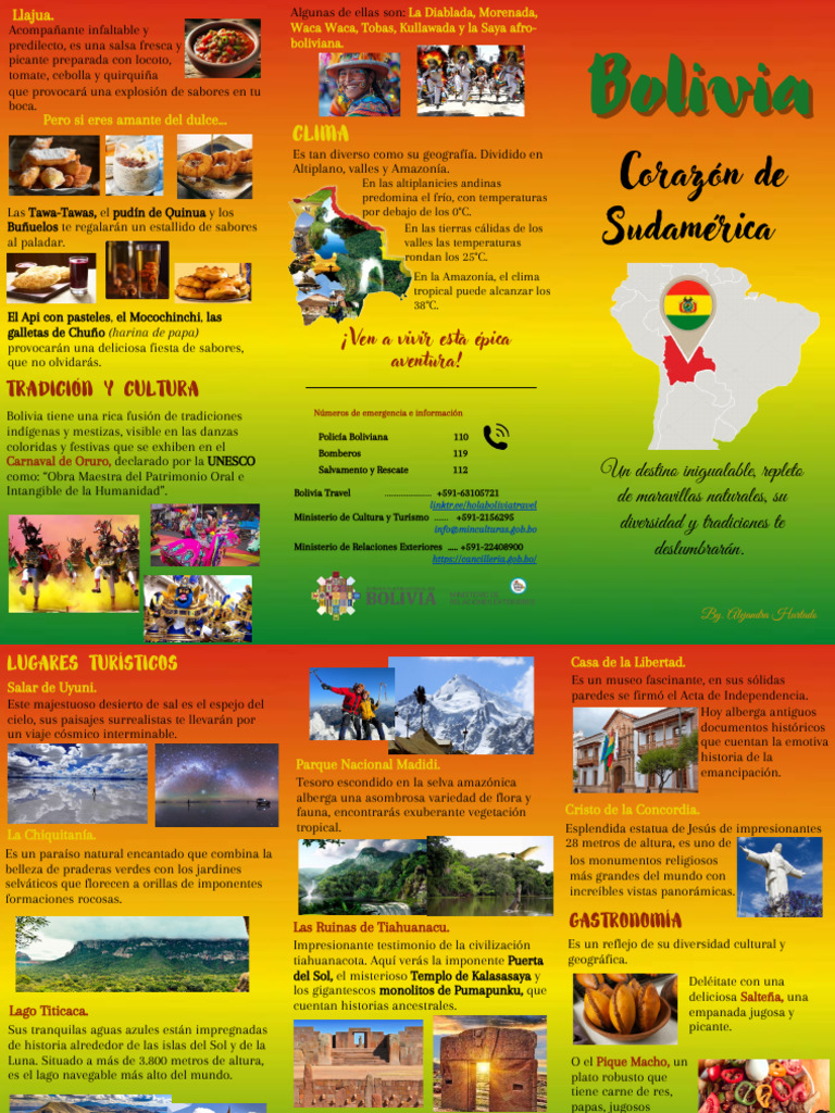 Guía Turistica | PDF | Bolivia | Cocina