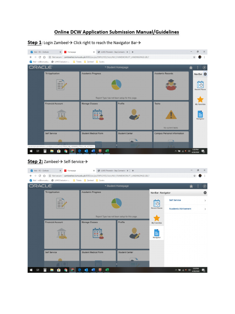 Online DCW Application-Student Guide | PDF | Thesis | Postgraduate Education