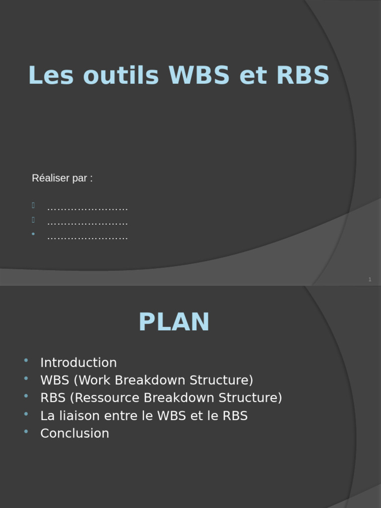 Les Outils WBS Et RBS | PDF