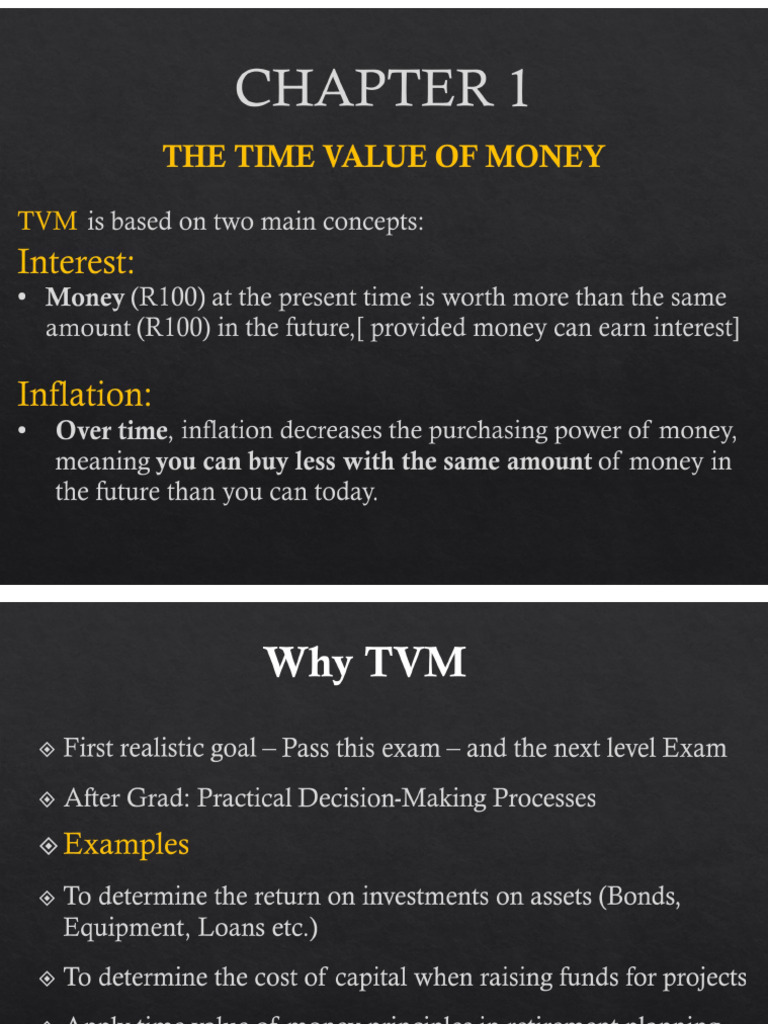 TVM Presentation | PDF | Interest | Economies