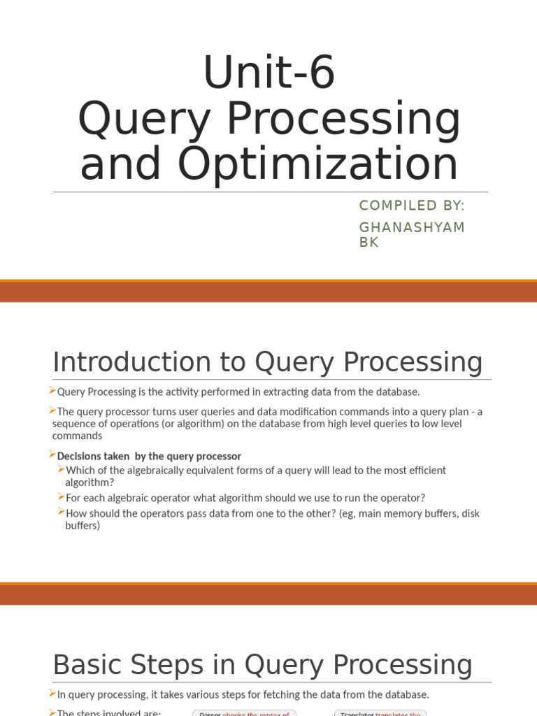 Unit 6 | PDF | Relational Model | Databases