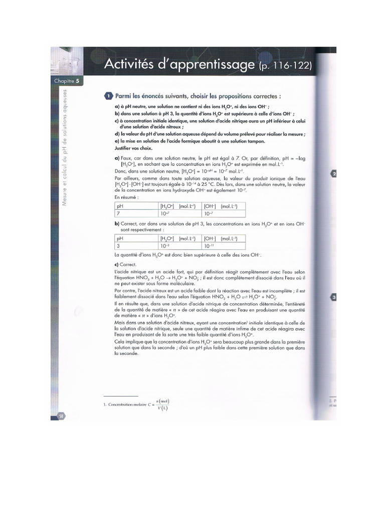 6chi2 Corrigé Debooek Chap5 | PDF