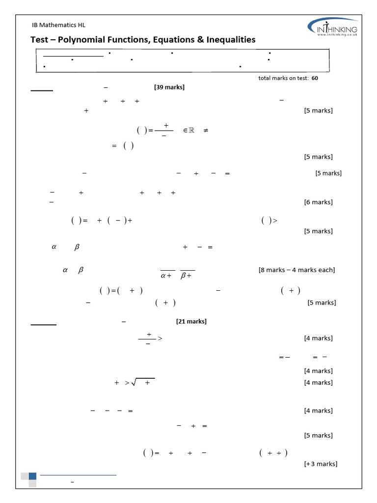 Tha 6 | PDF | Polynomial | Factorization
