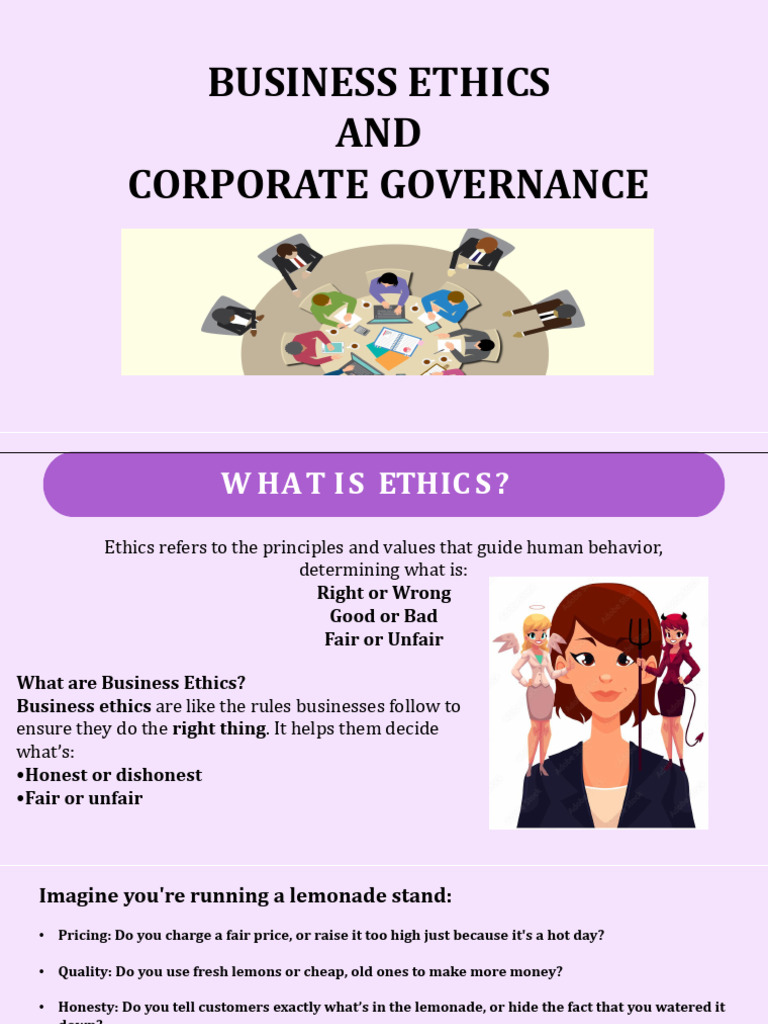 DAY 4 - Ethics and Corporate Governance | PDF | Corporate Social ...
