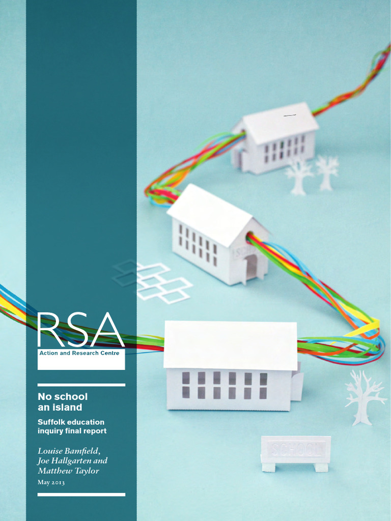 Rsa No School An Island Report | PDF | Learning | Poverty