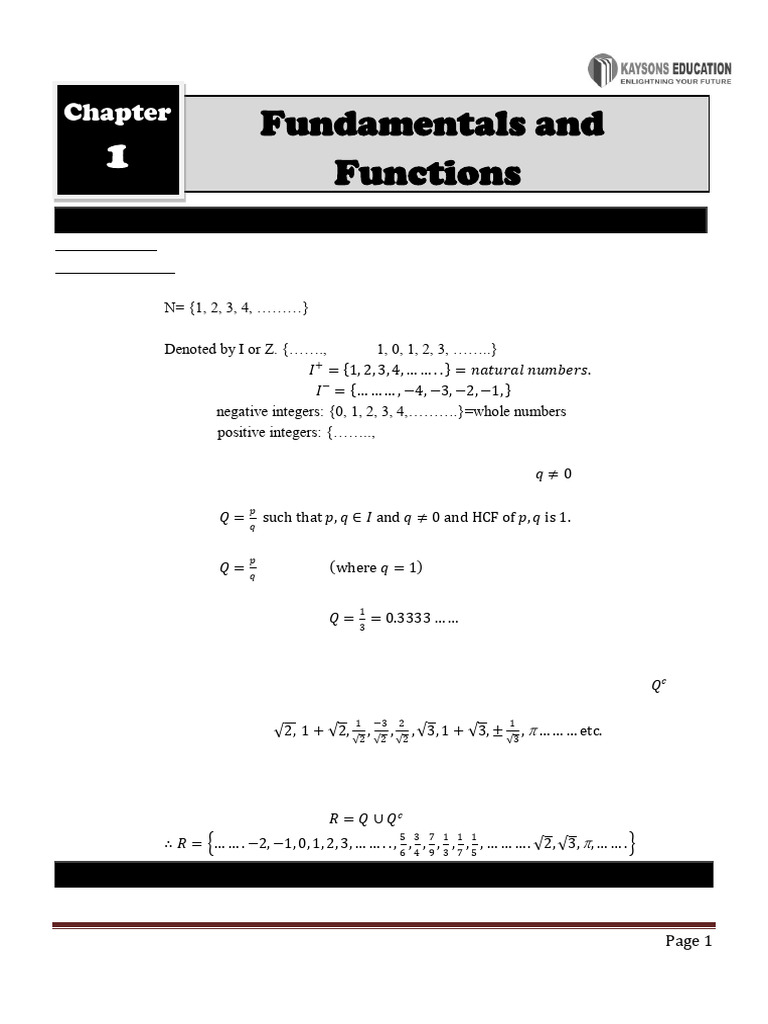 Differential Calculus | PDF | Function (Mathematics) | Numbers