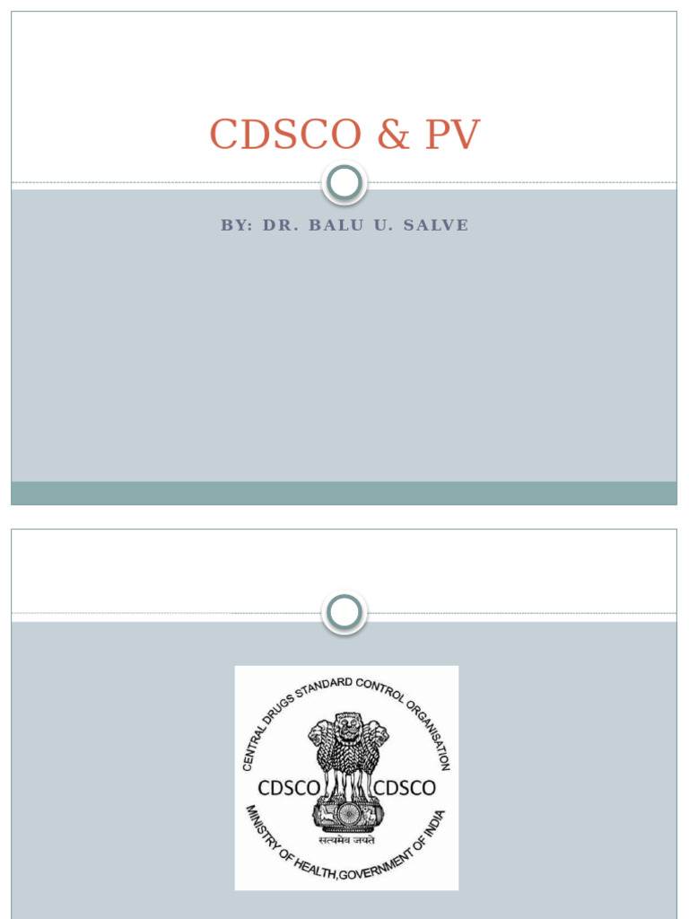 CDSCO | PDF | Medical Device | Food And Drug Administration