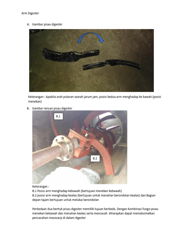 Gambar Pisau Digester | PDF