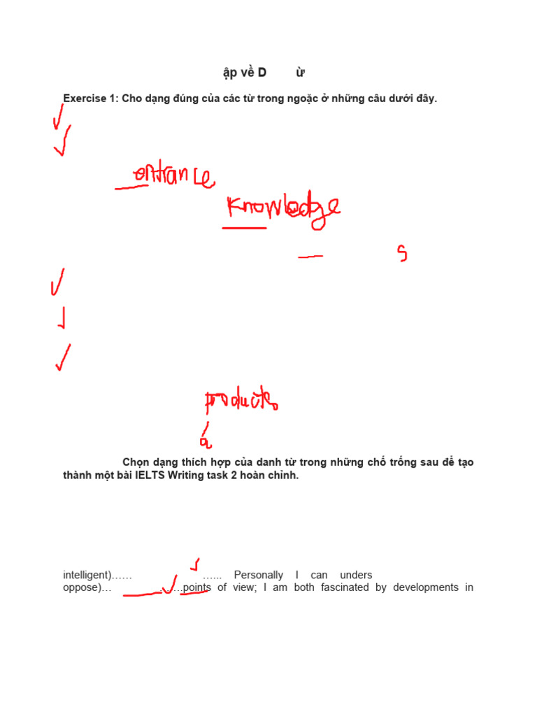 Bài tập về Danh từ da chua | PDF | Artificial Intelligence ...