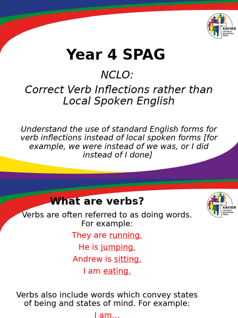 Verb Inflections | PDF | English Language | Verb