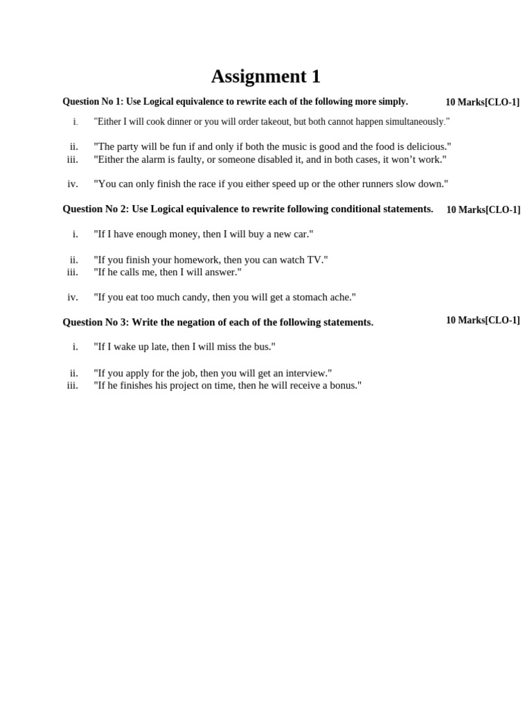 Assignment-1 BSCS - 1A Morning | PDF