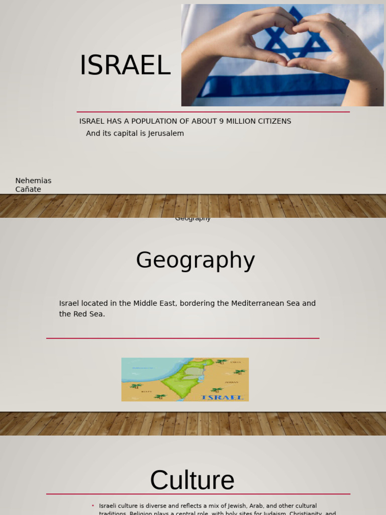 Overview of Israel's Culture and Geography | PDF