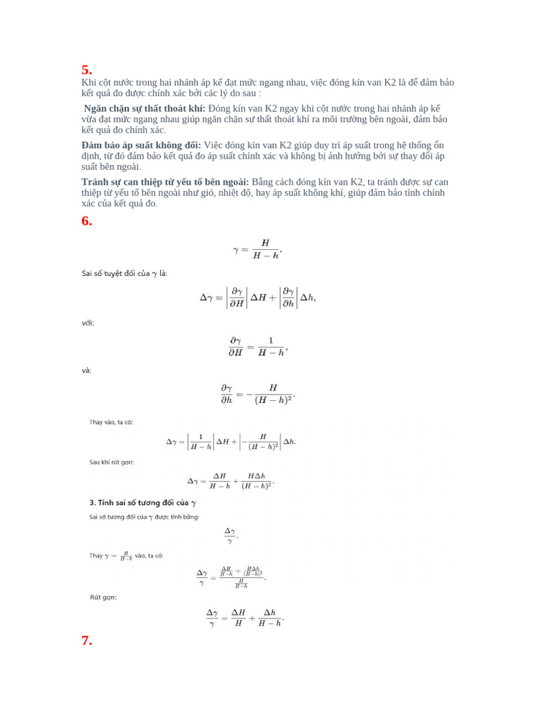 TNVL Câu 5 6 7 8 | PDF